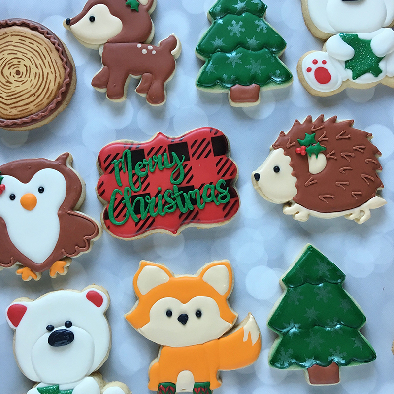 christmas-woodland-animals – Cookies by Faith